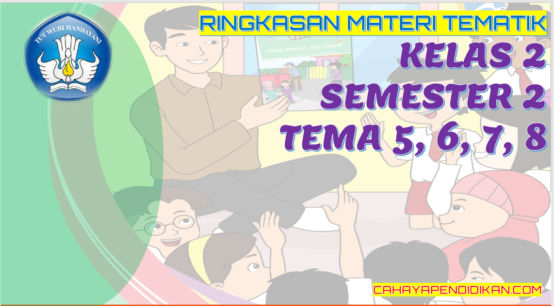 Materi Tematik Kelas 2 Semester 2 Tema 5, 6, 7, 8